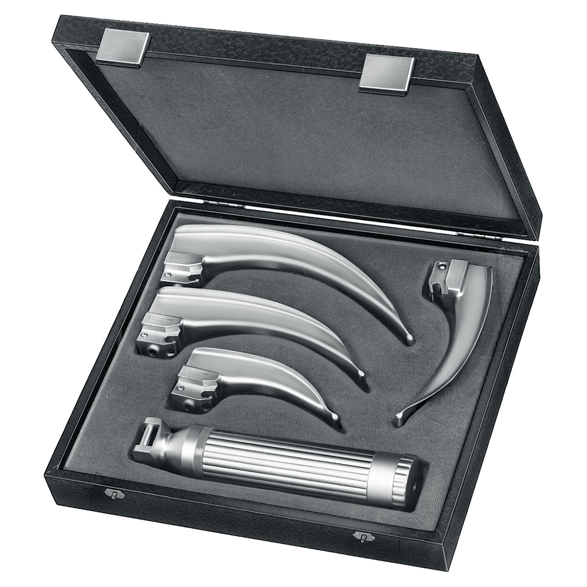 Anaesthesia , Fiber optic laryngoscope set, acc. to McIntosh, battery ...