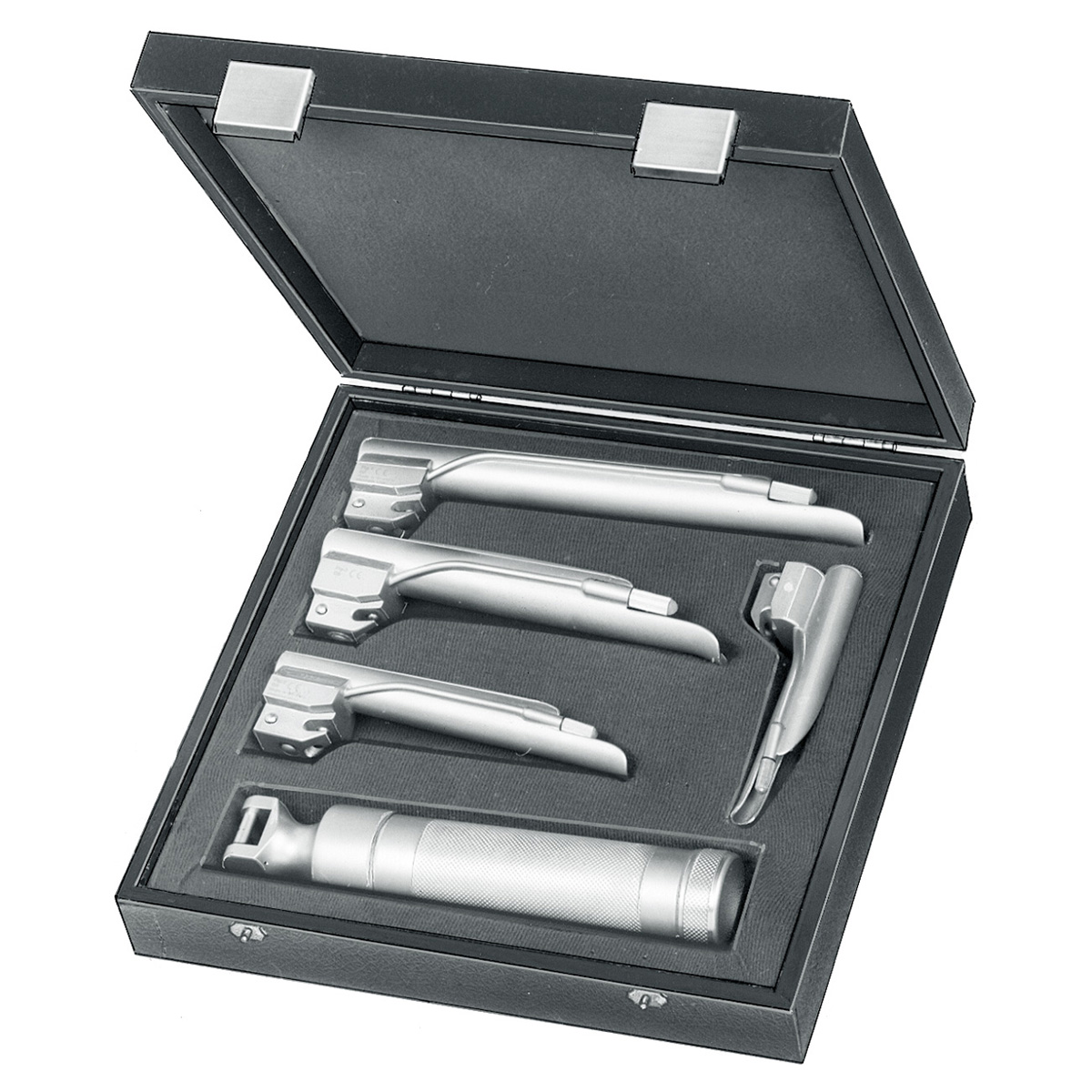 Anaesthesia , Storage case, for 3 straight laryngoscope blades ...