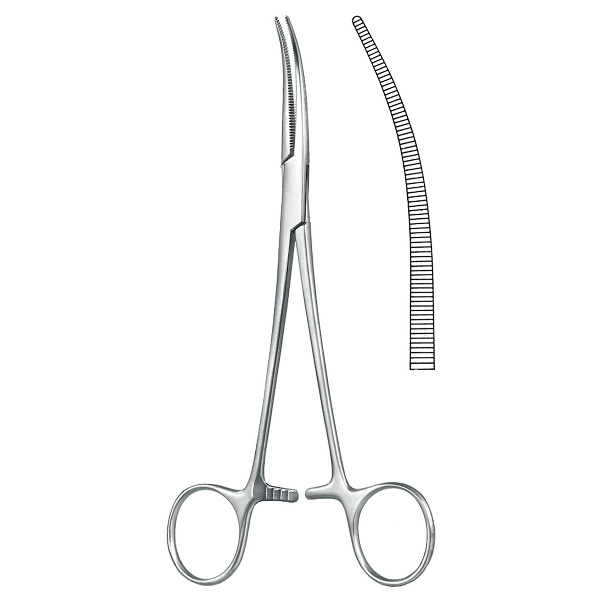 Artery forceps , Hemostatic forceps, acc. to Crafoord, curved - Darleys ...