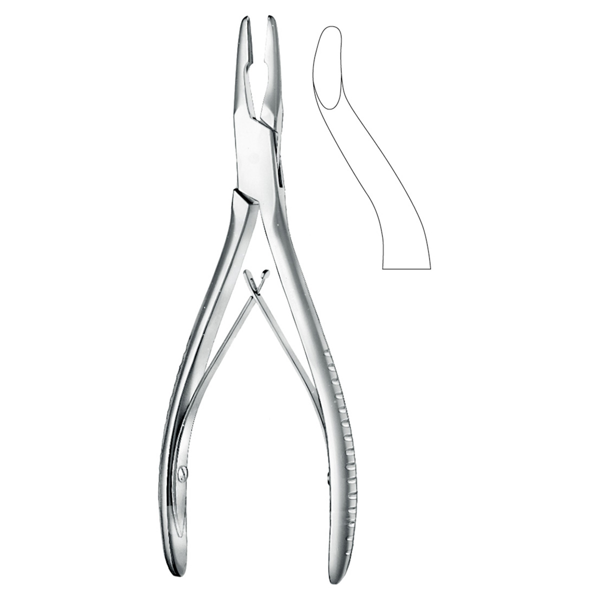 Bone surgery , Bone rongeur, acc. to Jansen, S-Shape - Darleys Surgical