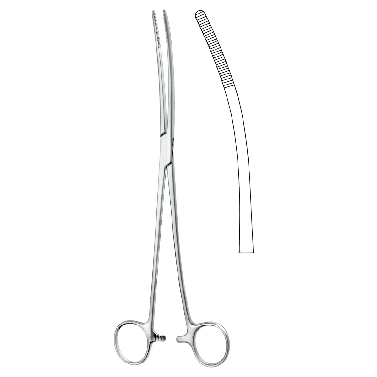 Cotton swab forceps , Sponge forceps, acc. to Bozemann, s-shape ...