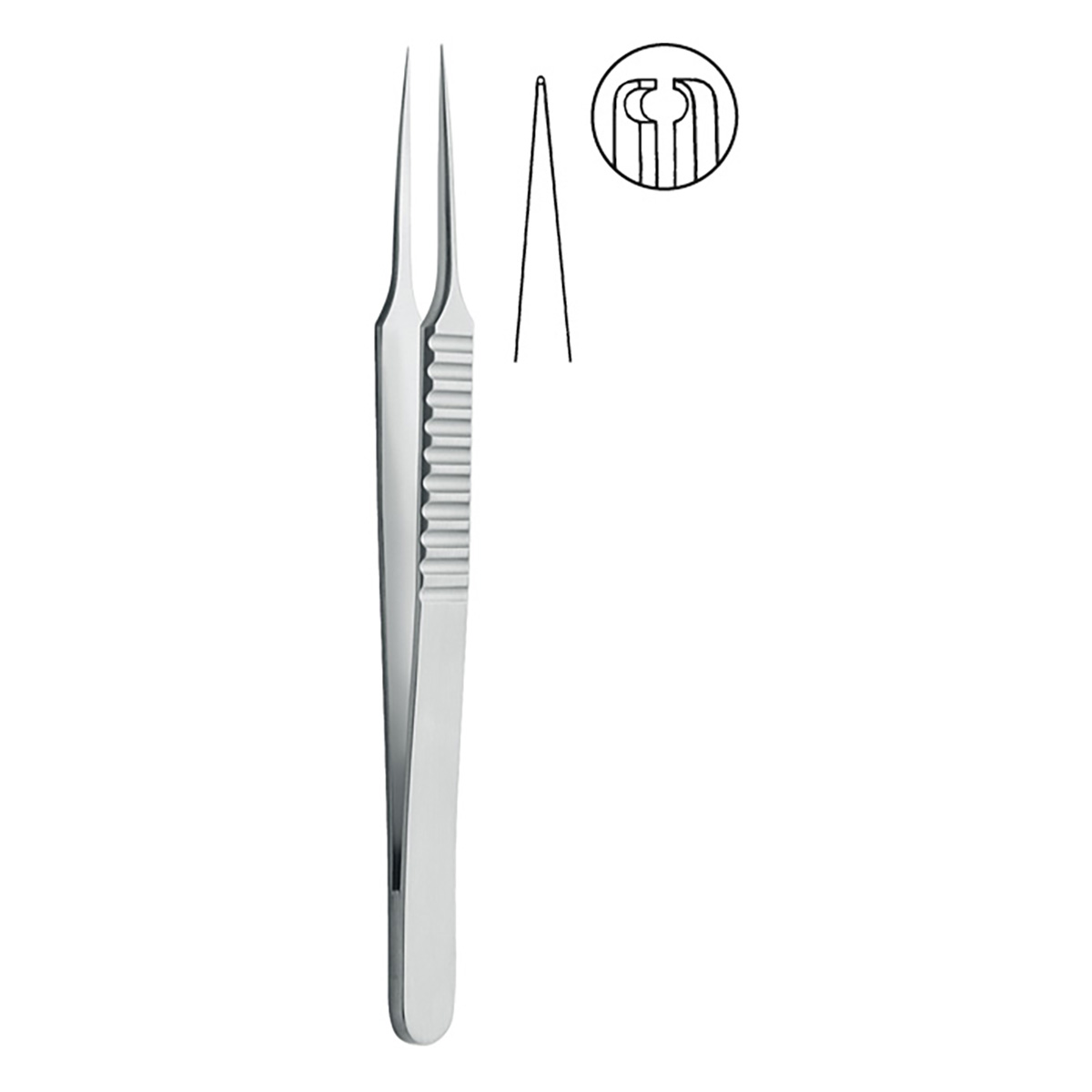 Forceps , Micro forceps, tip “Pierse”, straight - Darleys Surgical