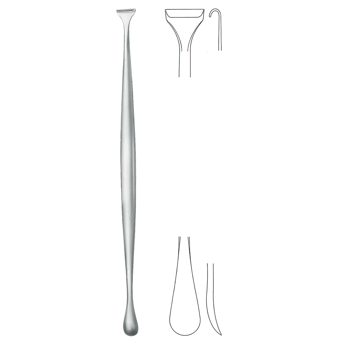 Tonsillectomy, laryngo-bronchoscopy , Dissector and retractor, acc. to ...